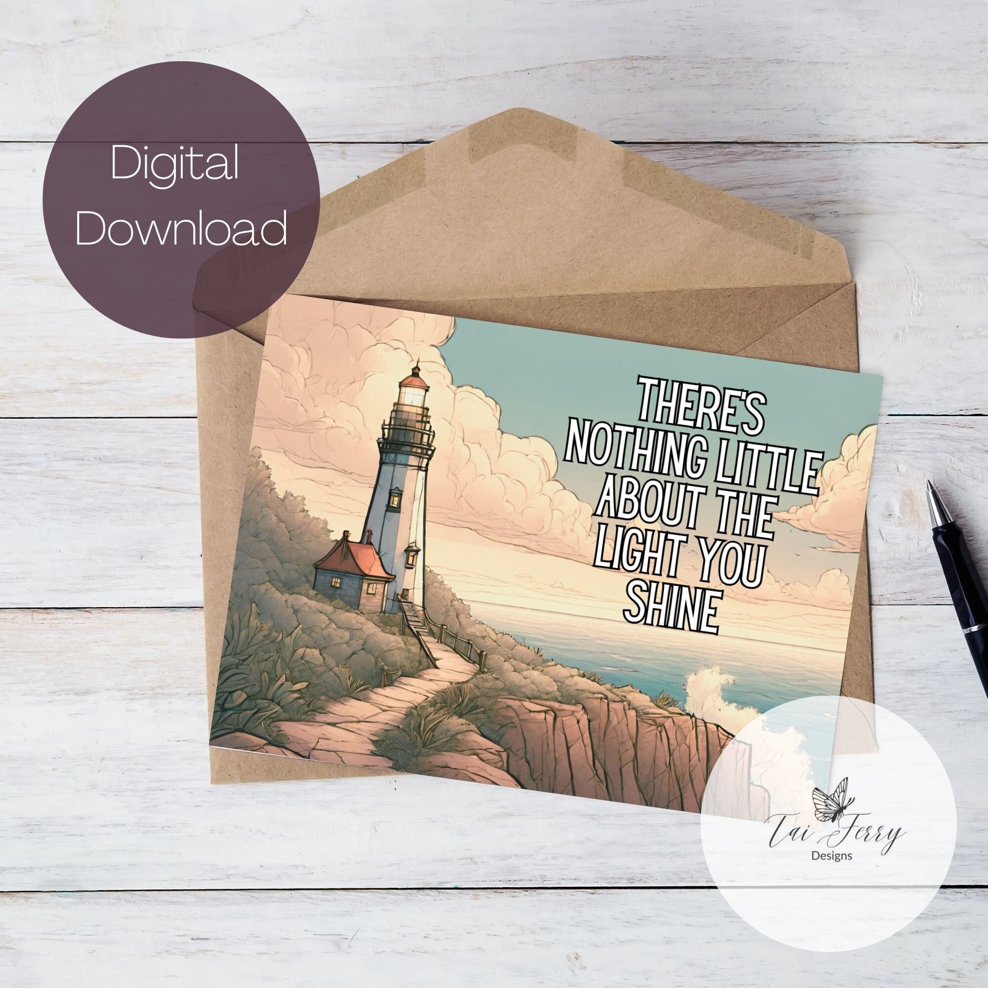 Appreciation Card Printable, Instant Download 5x7 Inch Card for ...