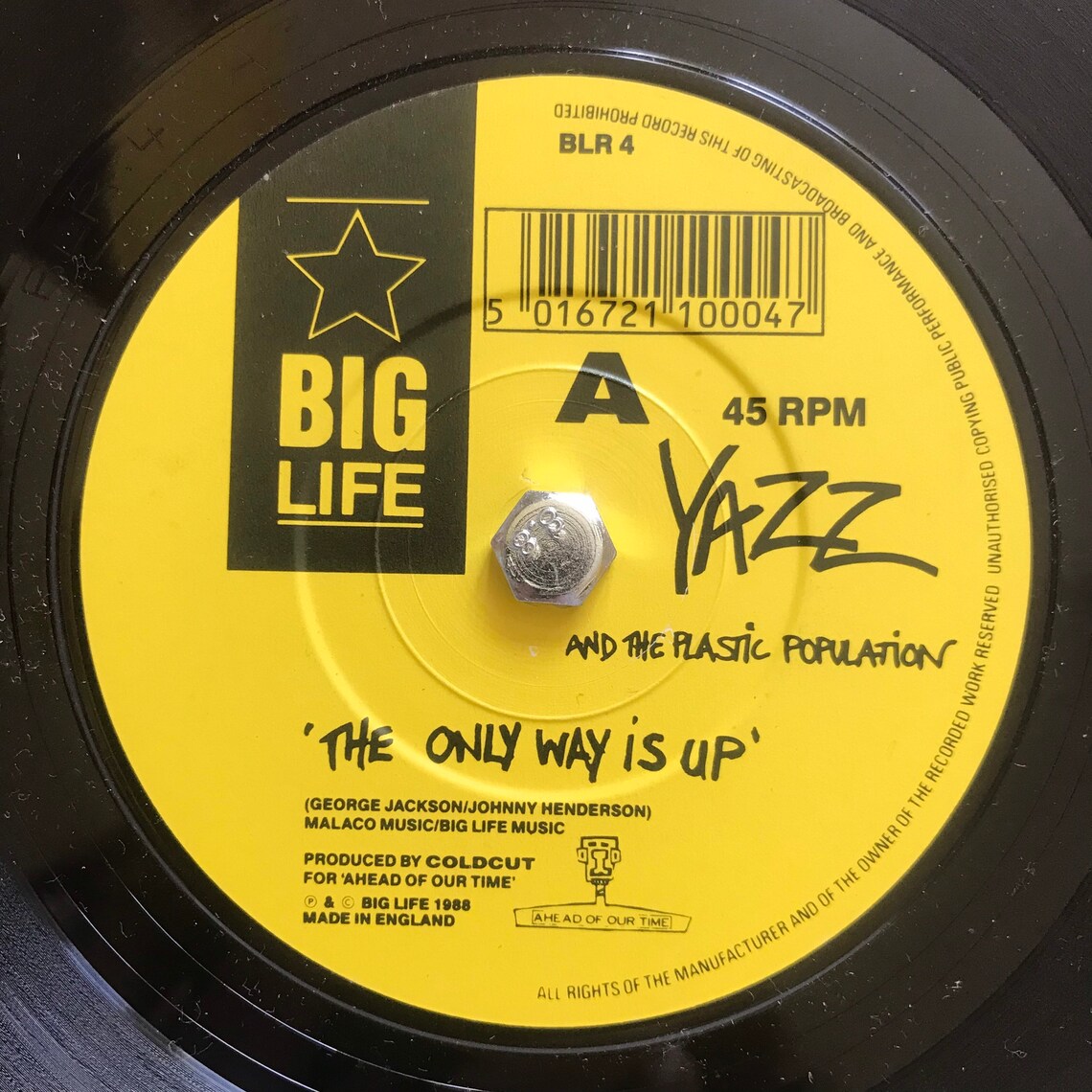 Yazz : The Only Way Is Up Framed 7 Vinyl Record | Etsy