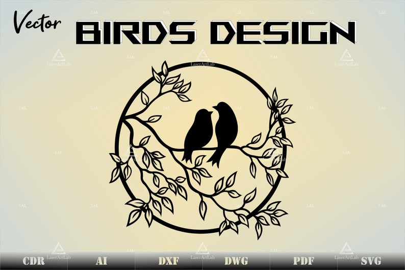 Birds Vector Cdr, Ai, Dxf, Dwg, Pdf, Svg - Etsy Australia