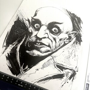 Original Nosferatu Art by Nat Jones, Vampire, Original Art ...