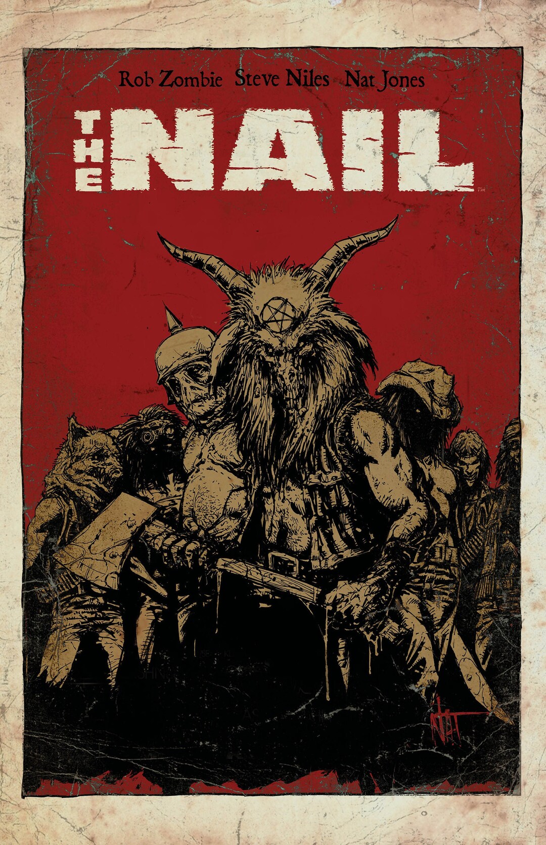 The Nail 6 by 9 Print Nat Jones Art Prints Rob Zombie - Etsy