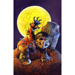 Dead Ted, Jay Decay Art Print Nat Jones, Garbage Pail Kids, Art Print ...