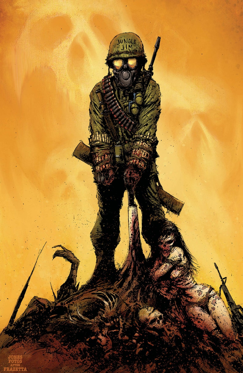 Zombie Print 68 Nat Jones Art Prints Comic Books Comic - Etsy