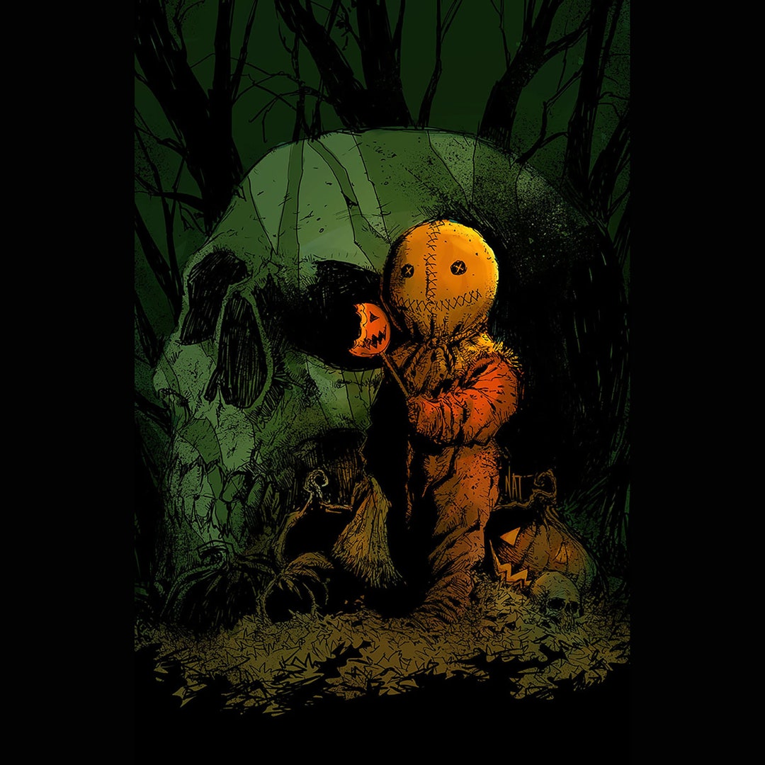 Trick 'r Treat, 12 X 18, Art Print, Nat Jones, Halloween, Horror Movie ...