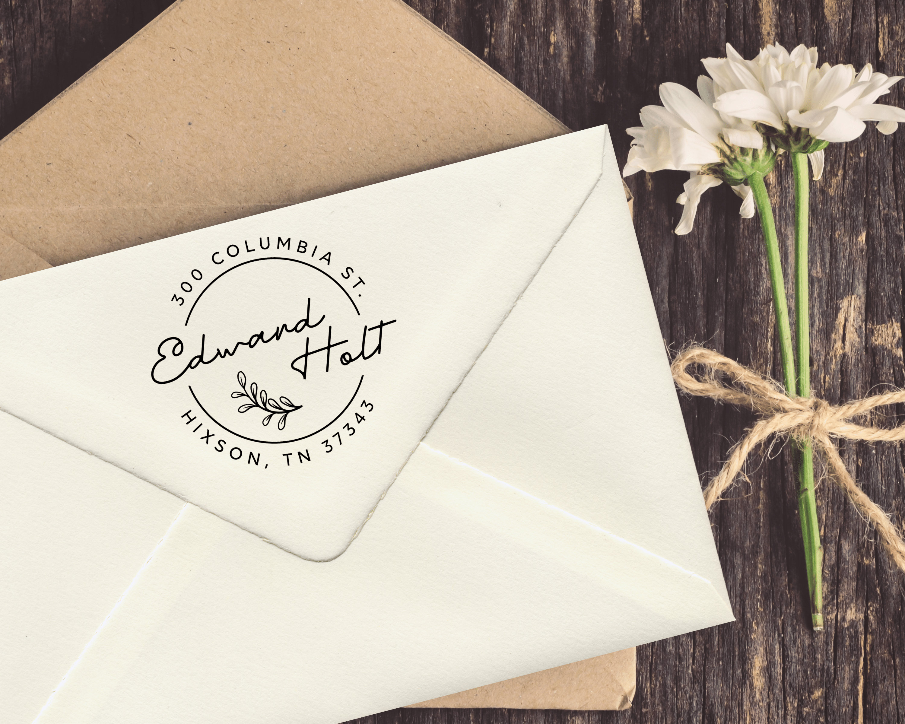 Custom Return Address Stamp Self Inking Stamp Custom Address Stamp ...
