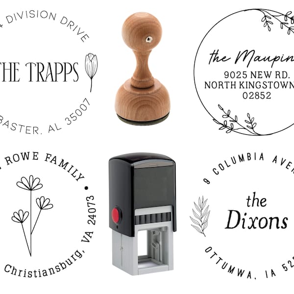 Address Stamp - Etsy