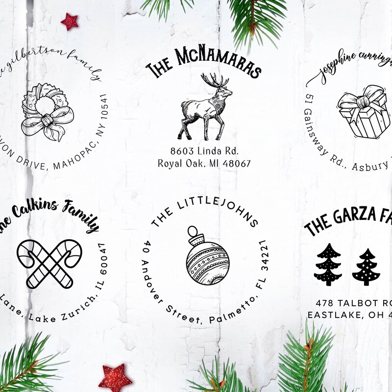 Holiday Stamps - Etsy