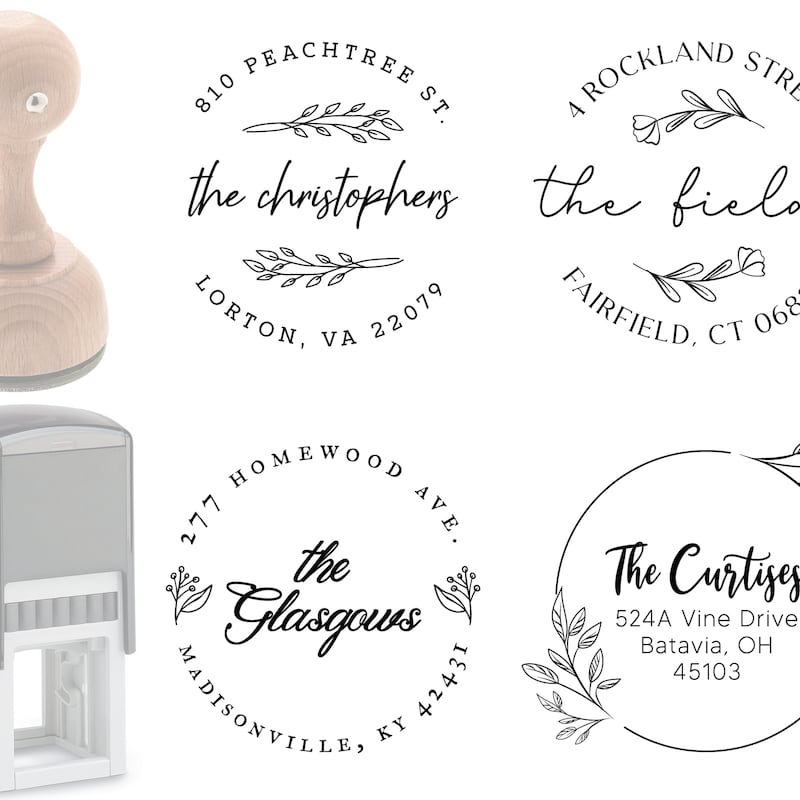 Custom Address Stamp - Etsy