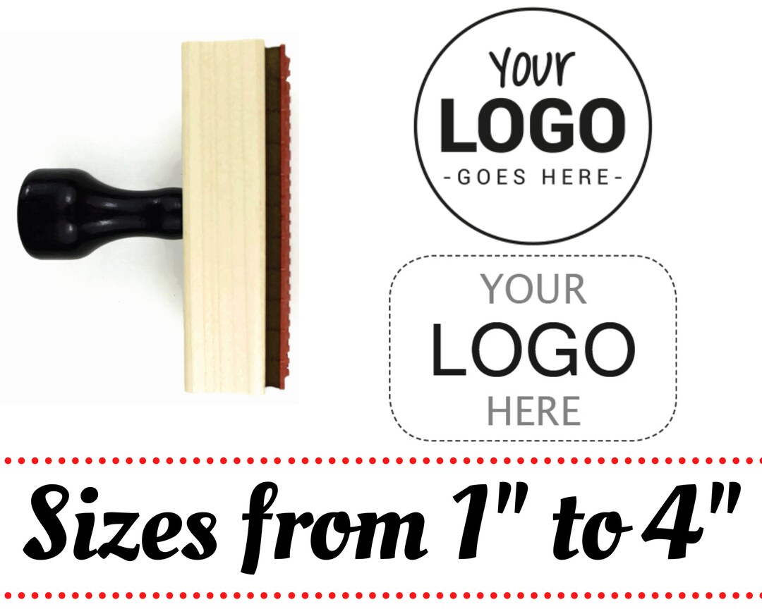 Custom Logo Stamp From Your Design or Logo, Business Logo Stamp, Custom ...