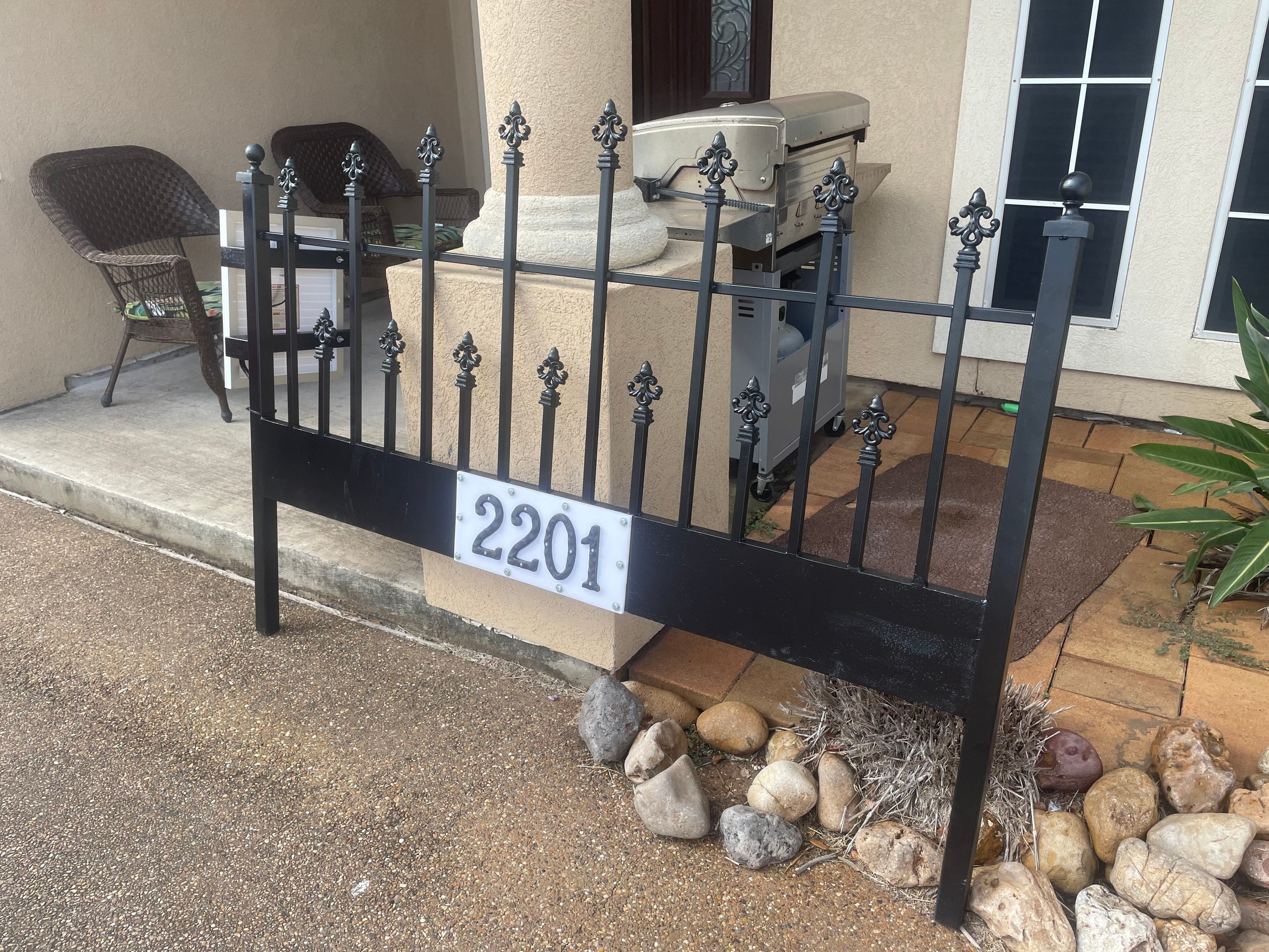 Custom Built House Number Sign / Street Number Sign - Etsy