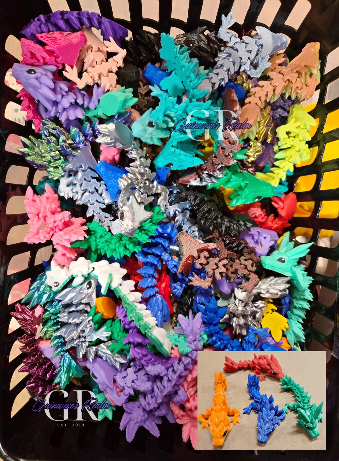 3D Printed Baby Dragon, Random Dragon, 3D Printed Gifts, 3D Print, 3D ...