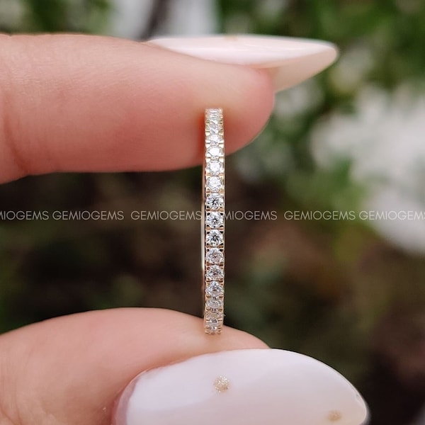 Thin Diamond Band - Etsy