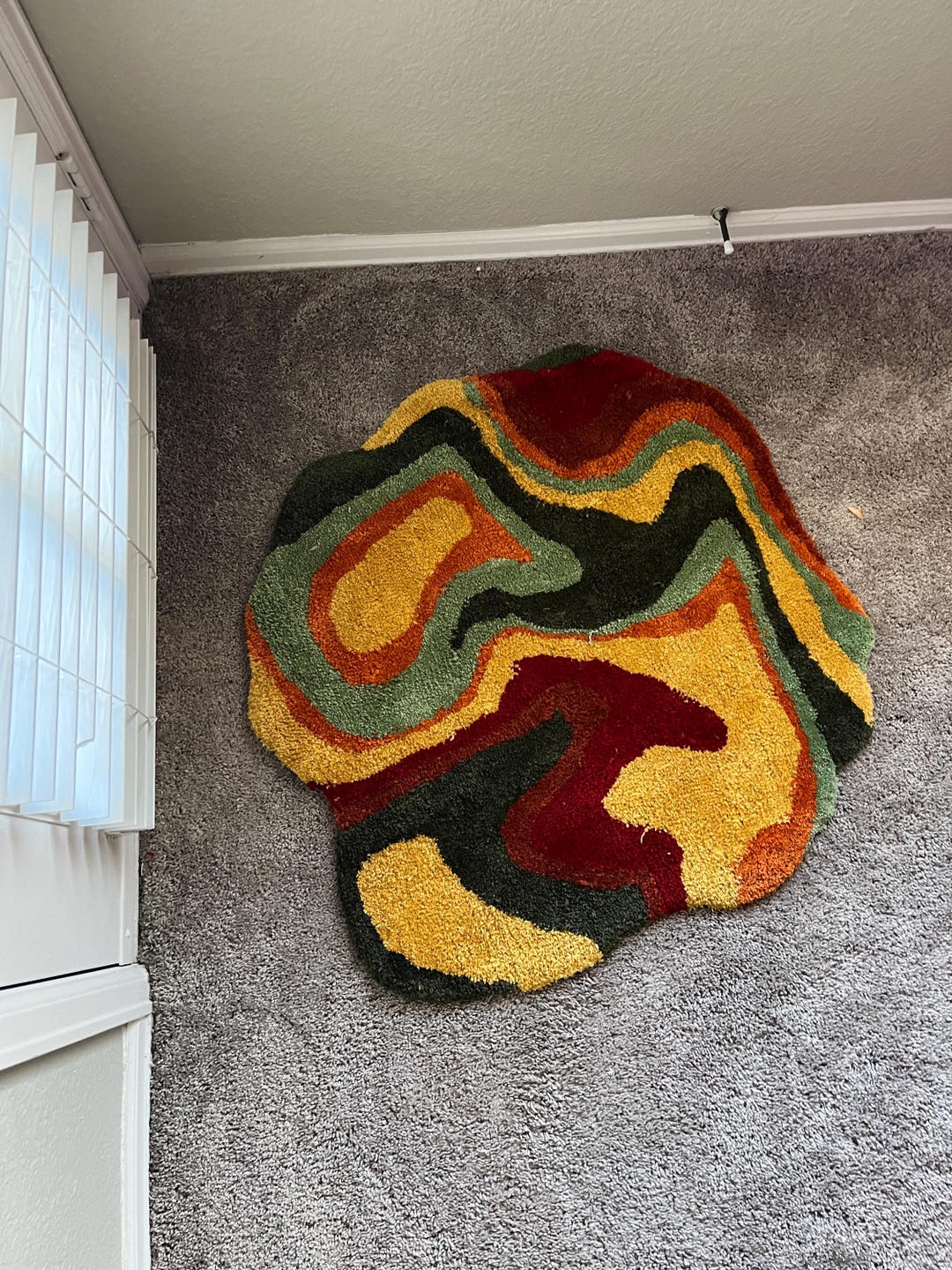 Swirl Pattern Rug - Etsy