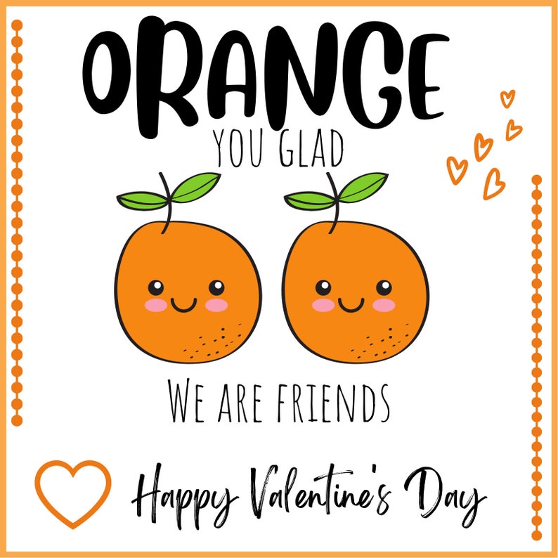 Orange You Glad We're Friends - Etsy