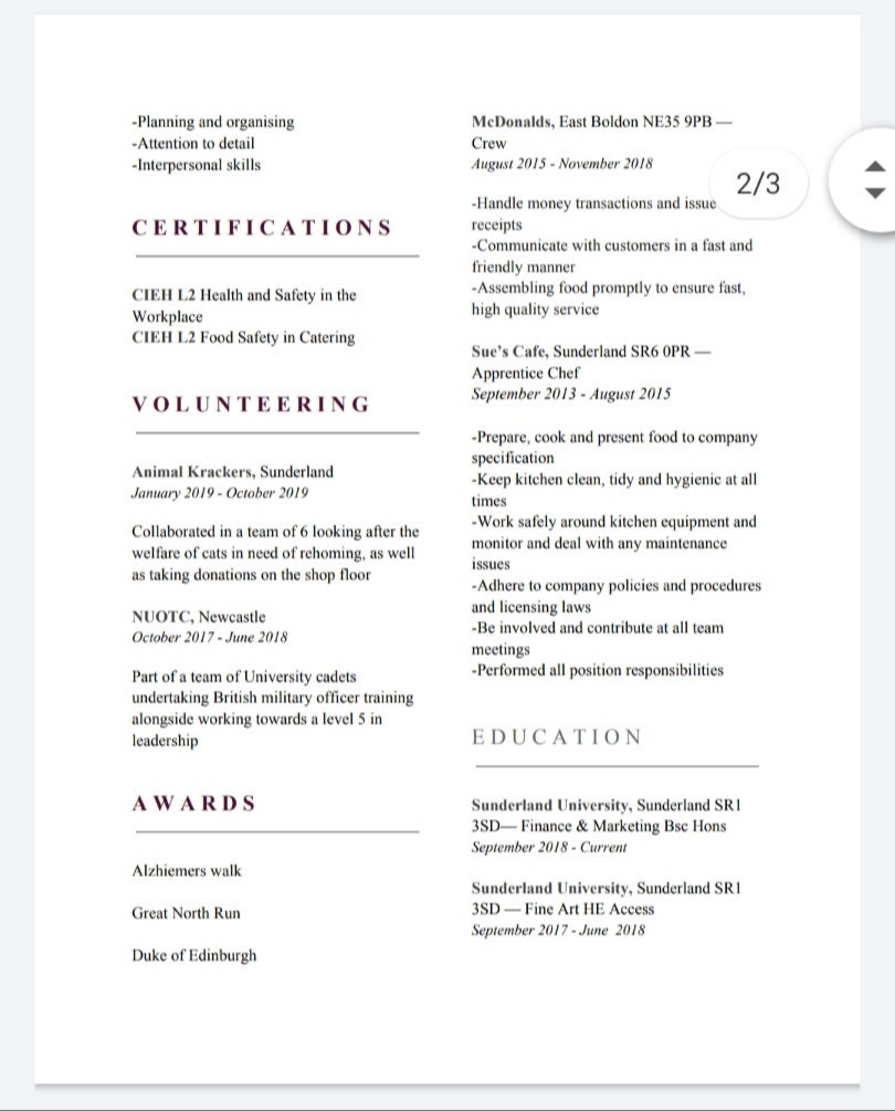 Classic Resume Template - Etsy
