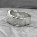 Liquid Ring-wide Band of Silver Resembles Liquid - Etsy