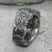 CRACK Ring-brutal Silver Cracked Ring for Men and Women. Rough - Etsy