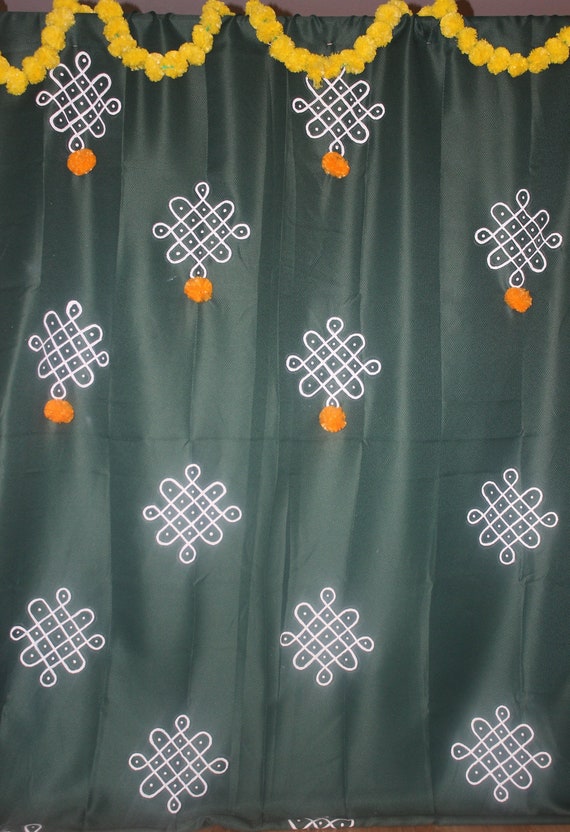 Kolam Design Backdrop - Design Talk