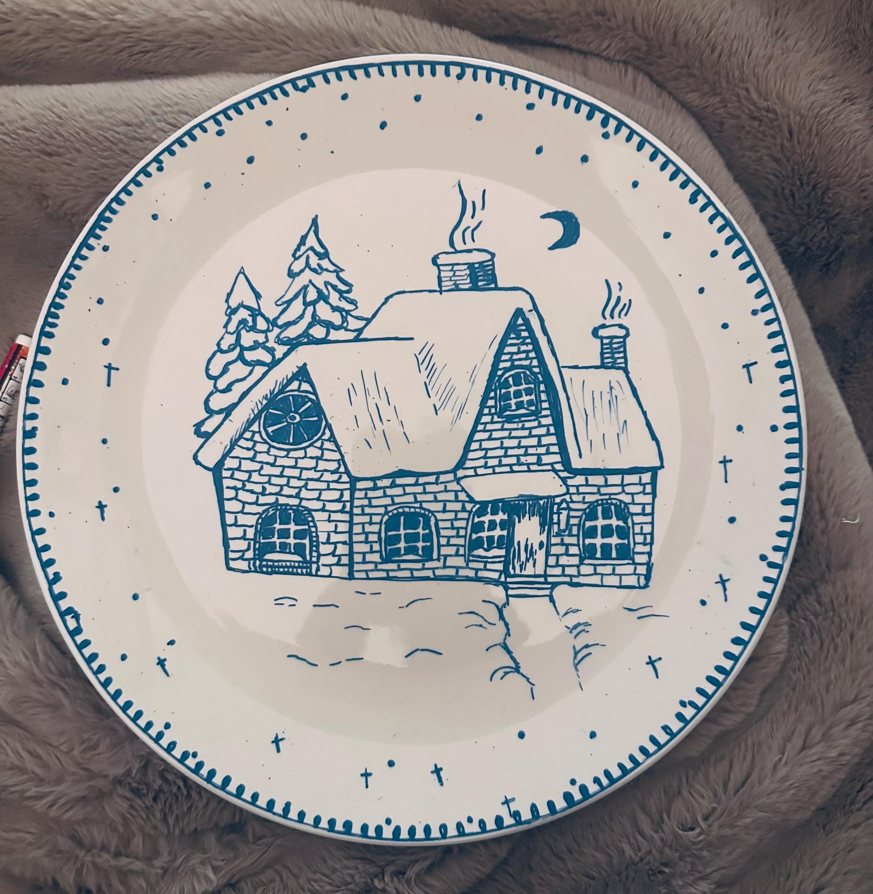 Painted Plates - Etsy