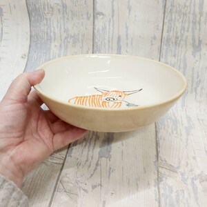 Highland Cow Pasta Bowl Maccoo Farmhouse Design Gift - Etsy
