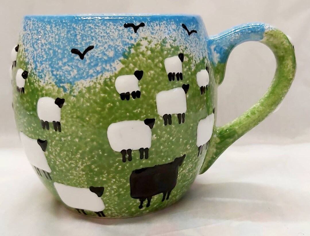 Sheep Mug 12oz, Huggable Shape, Tea, Coffee,hot Chocolate. Gift Mother ...