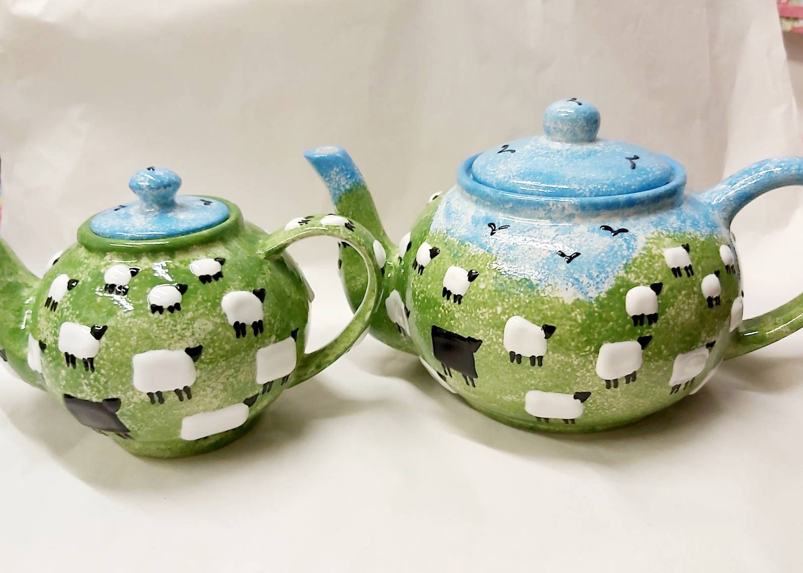 Sheep Teapot Large 4 Cup Teapot. House Warmer Gift Wedding - Etsy UK