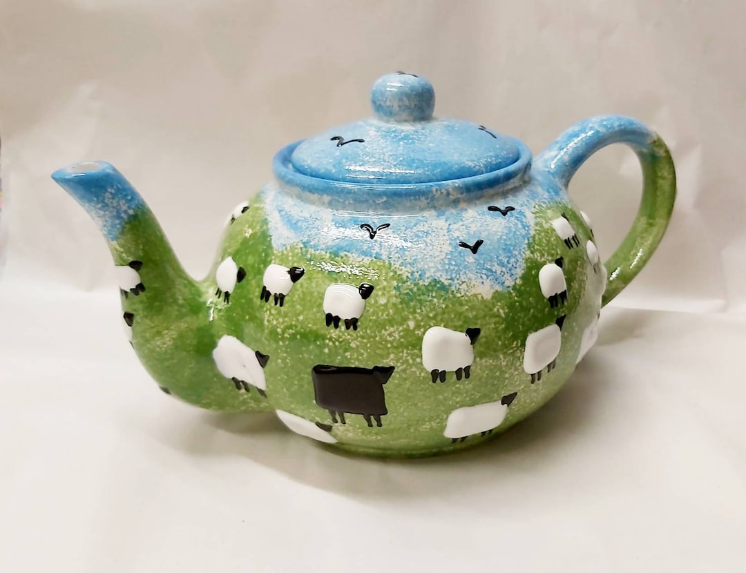 Sheep Teapot Large 4 Cup Teapot. House Warmer Gift Wedding Birthday ...