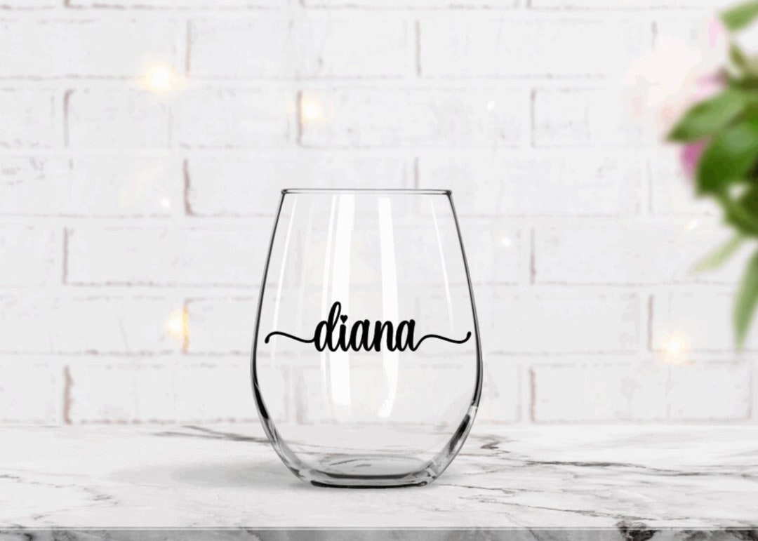 Custom Wine Glass, Girls Night Wine Glass, Girls Wine Party ...
