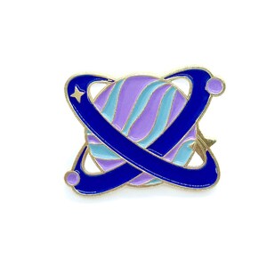 Space Planet Pin Badge Lapel, Ideal Birthday Gift or Present. - Etsy