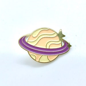 Space Planet Pin Badge Lapel, Ideal Birthday Gift or Present. - Etsy
