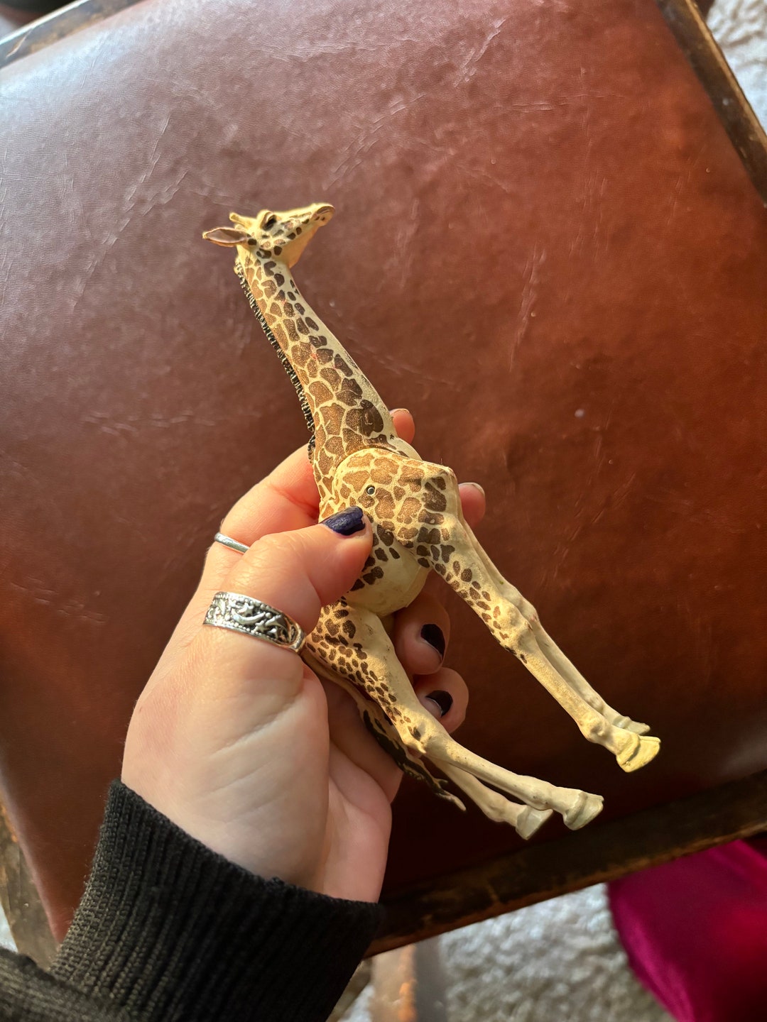 Giraffe by Britains Ltd, 1972. 16 Inch Farm Animal Miniature Toy. Very ...