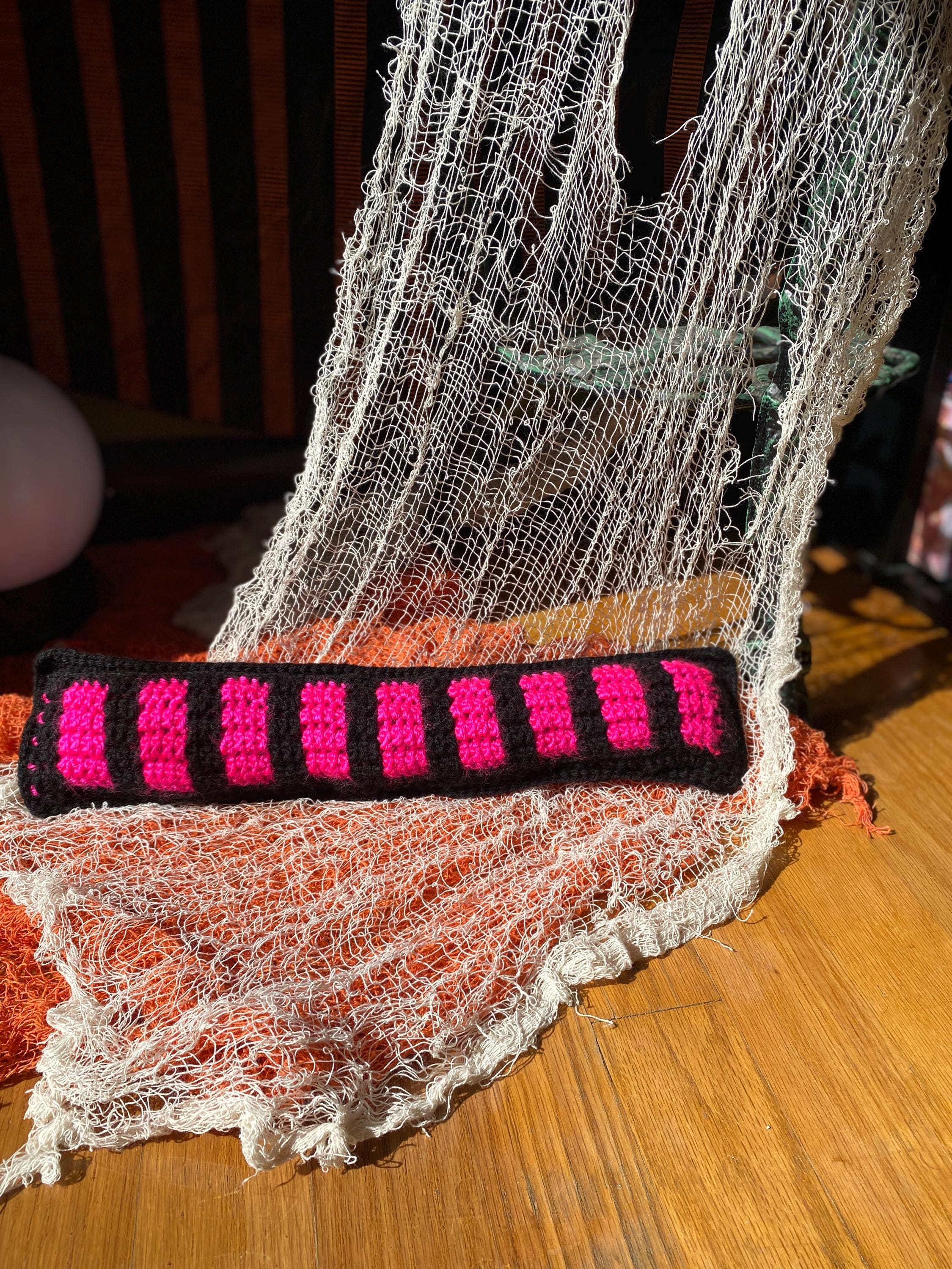 Wrist Rest Mosaic Crochet Bats Mini Pillow - Etsy