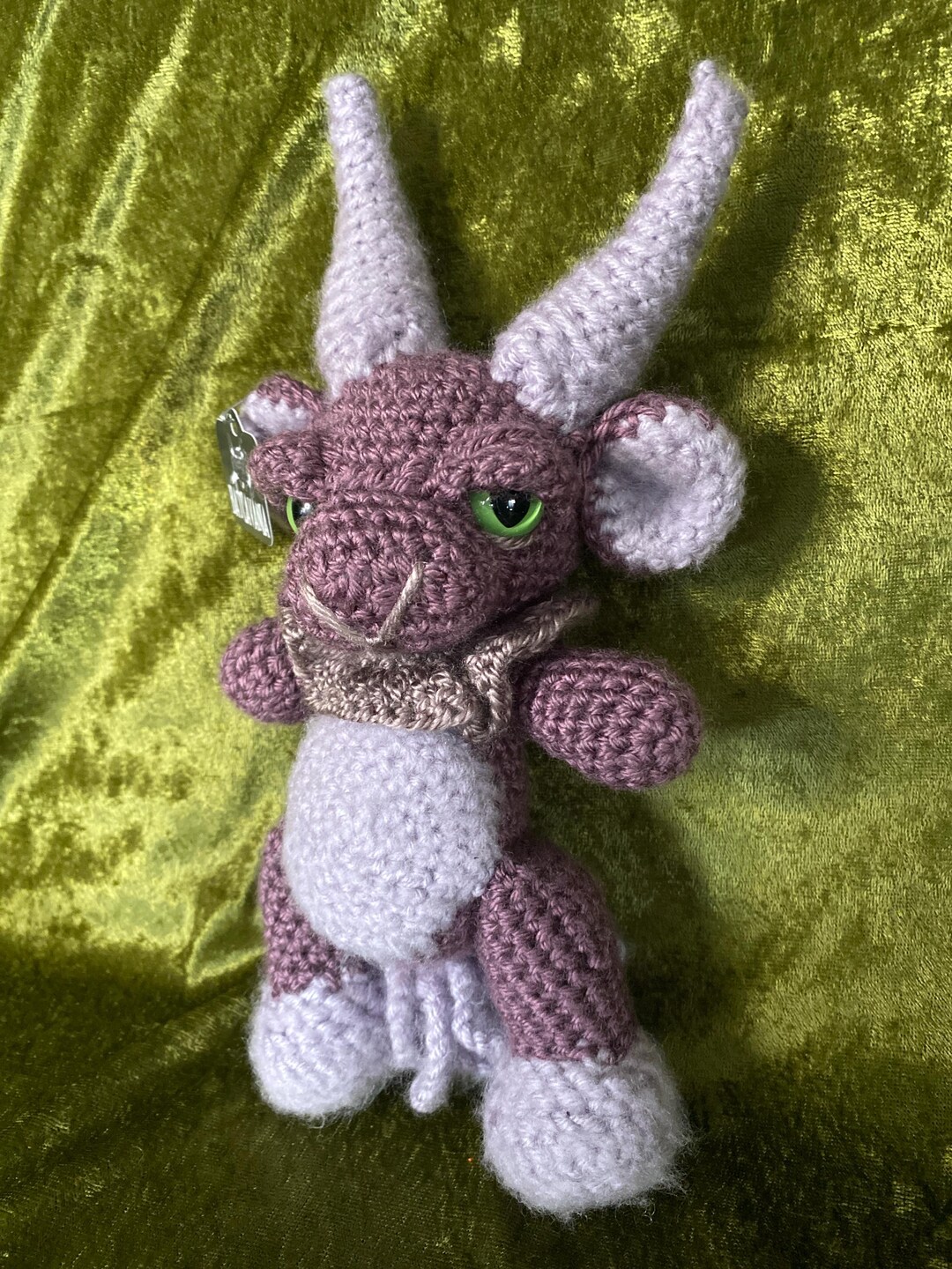 Baby Goat: Purple Grumpy - Etsy