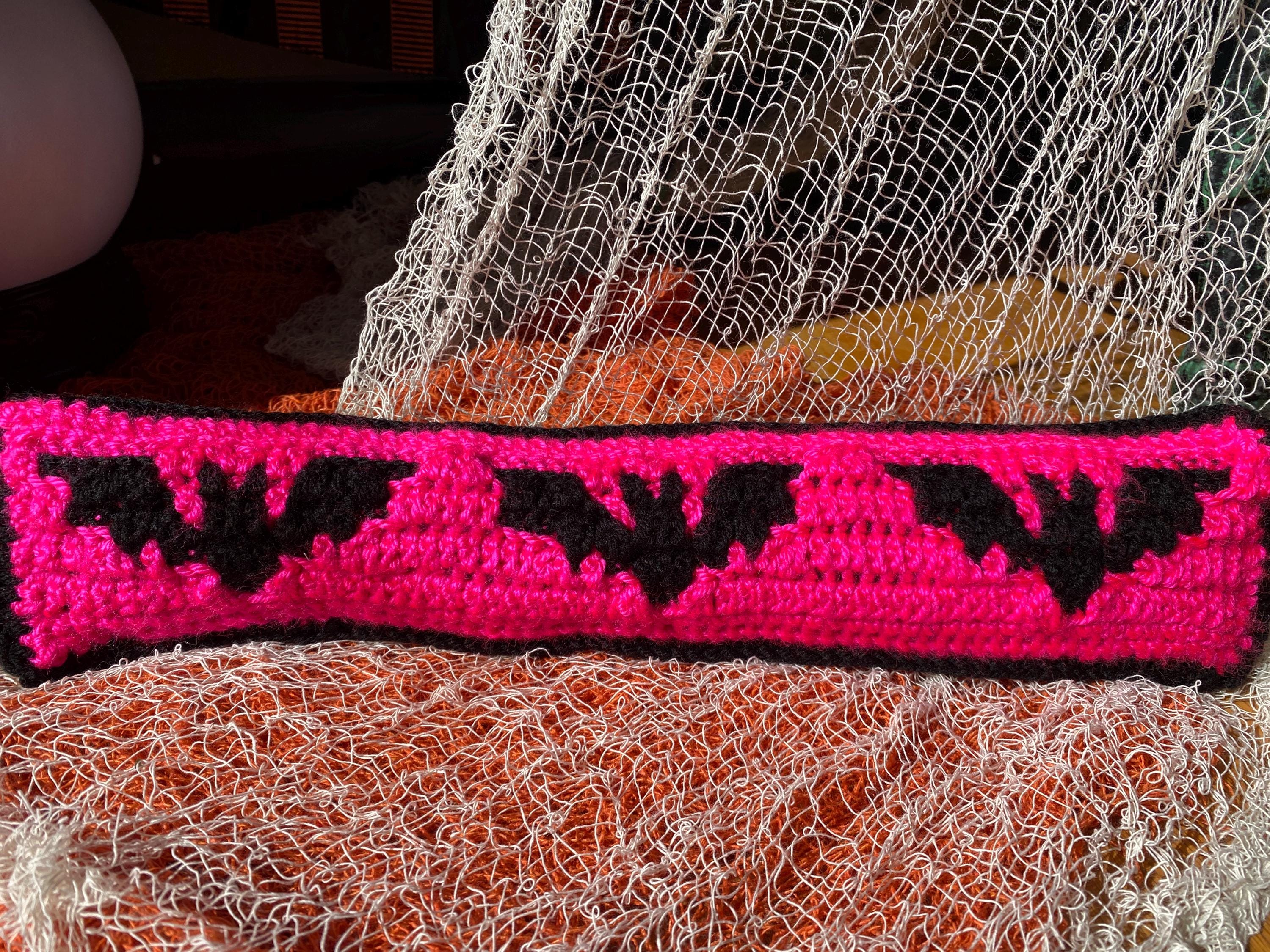 Wrist Rest Mosaic Crochet Bats Mini Pillow - Etsy