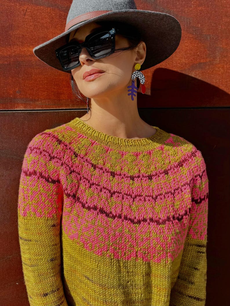 Colorwork Sweater Knitting Pattern > Circular Yoke Sweater, Beginner ...