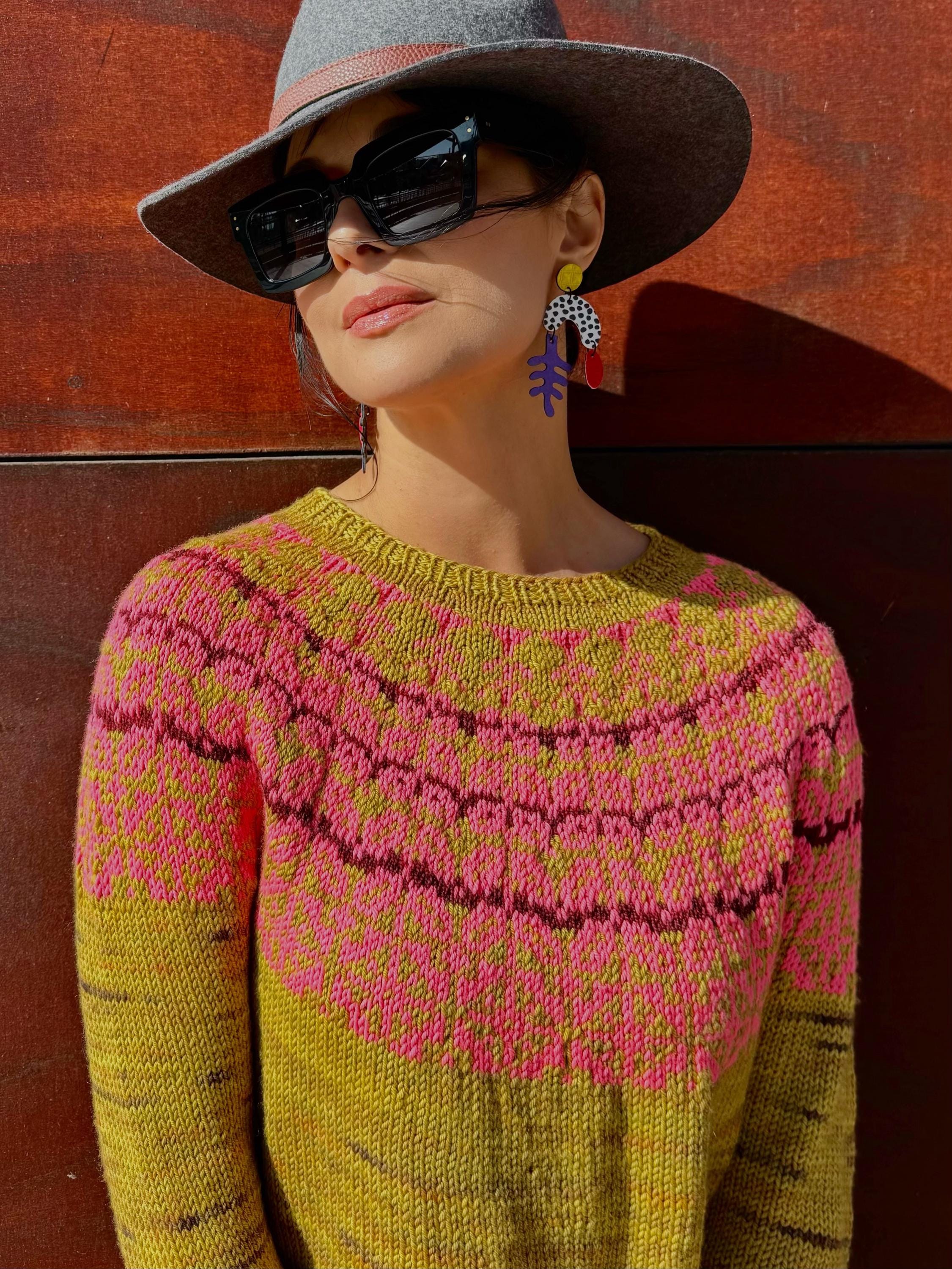 Colorwork Sweater Knitting Pattern > Circular Yoke Sweater, Beginner ...