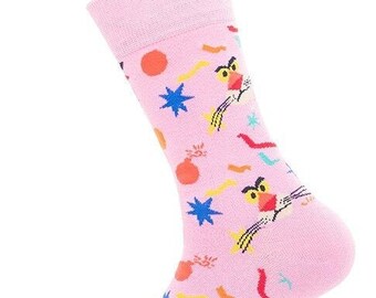Pink Panther Socks - Etsy