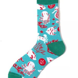Ocean Socks, Ocean Gifts, Sea Life Socks, Sea Life Gifts, Octopus Gifts ...