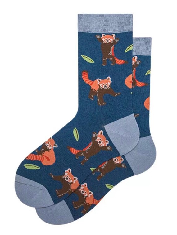 Red Panda Socks Red Panda Gifts Red Panda Red Pandas Red - Etsy