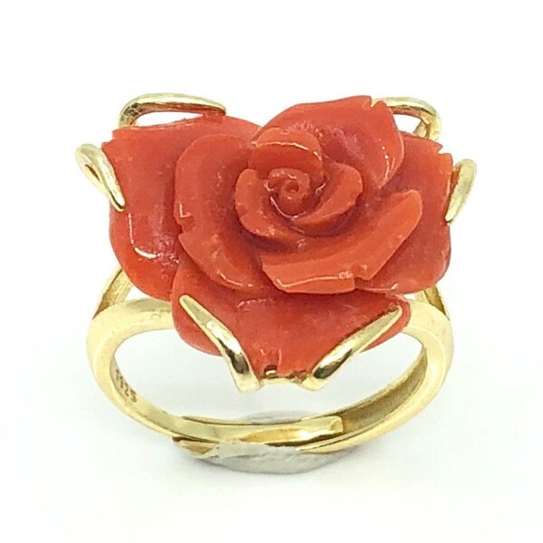 Coral Ring - Etsy