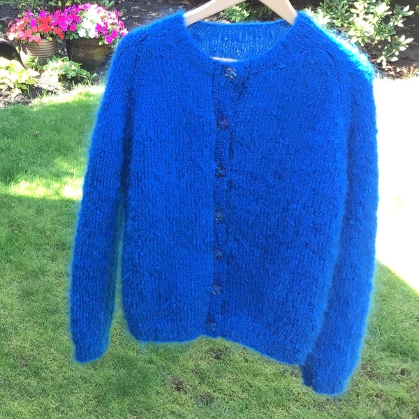 Royal Blue Cardigan - Etsy