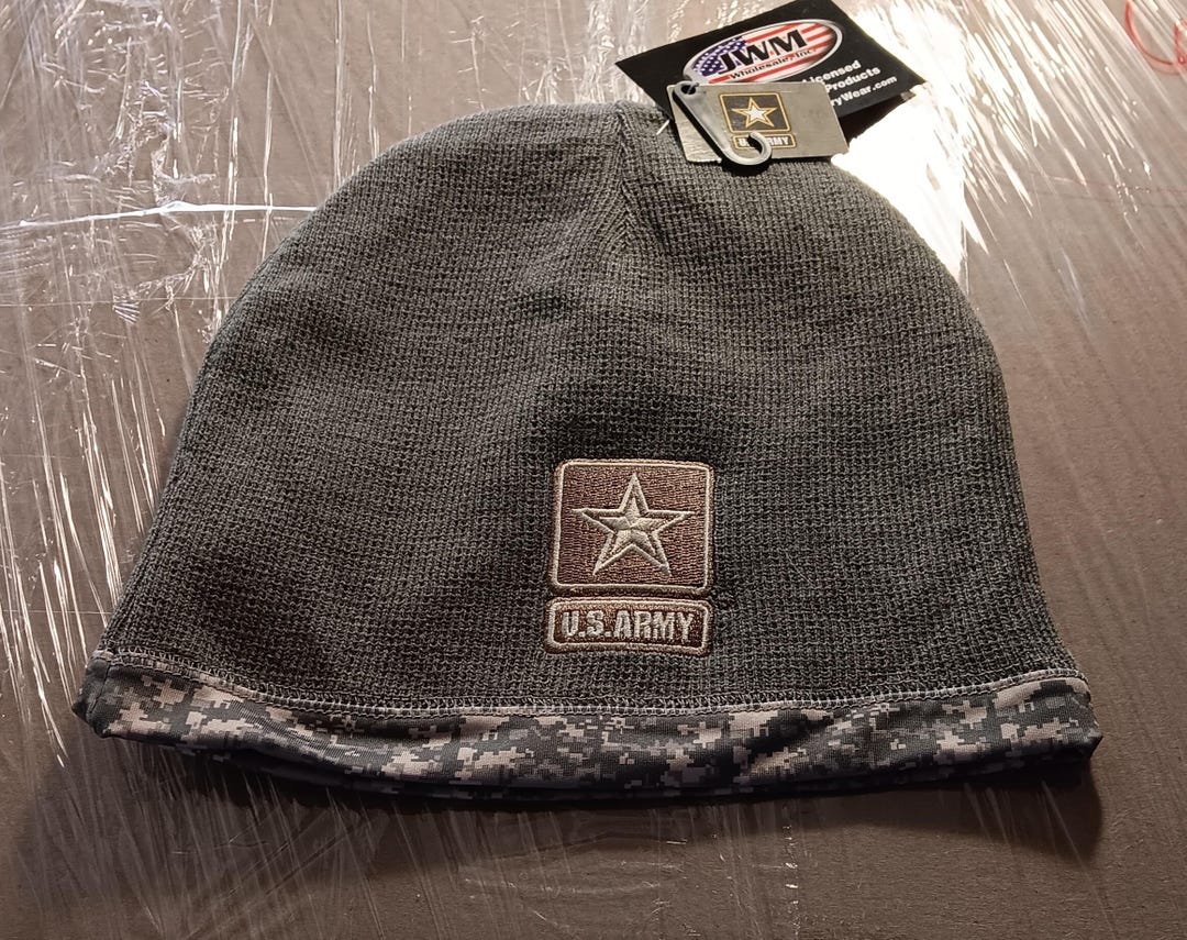 U.S. Army Reversible Camoflauge Beanie - Etsy