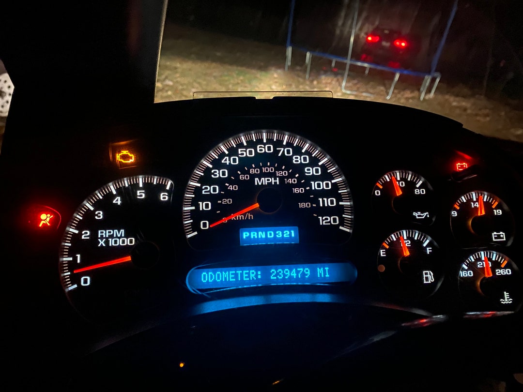 2003-2004 Chevy Silverado Classic 1500 Instrument Cluster - Etsy