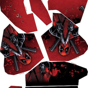 BIKESKINZ™ Deadpool Motorcycle Vinyl Wrap - Etsy