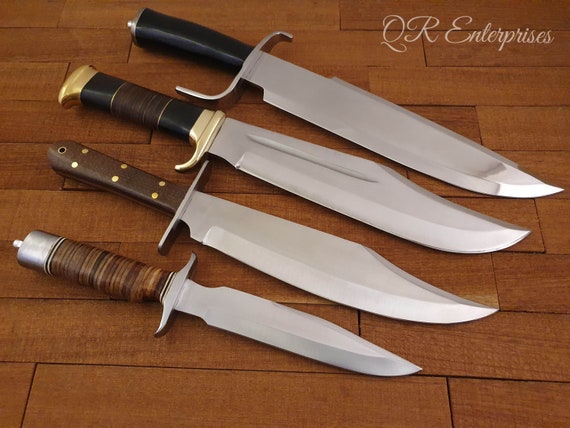 Bowie Knife Handmade Fixed Blade Knife Hunting Knife - Etsy