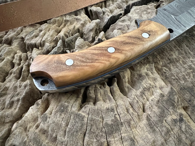 16 Custom Handmade Damascus Steel Machete Knife - Etsy