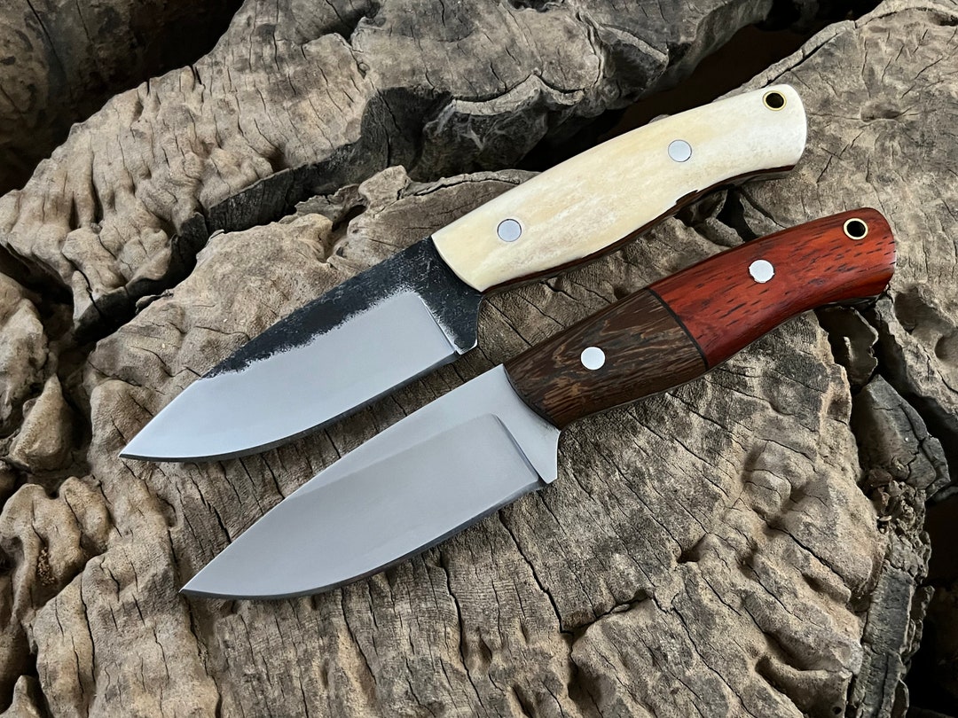 Handmade Damascus Hunting Knife - Skinning, Camping, Outdoor - EDC ...