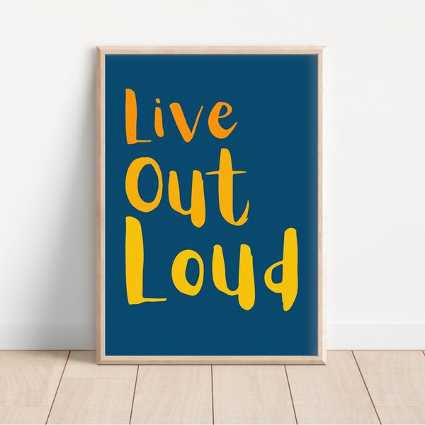 Live Out Loud - Etsy