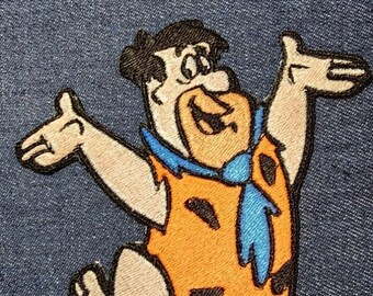Officially Licensed the Flintstones Car Patch Caveman Cartoon ...