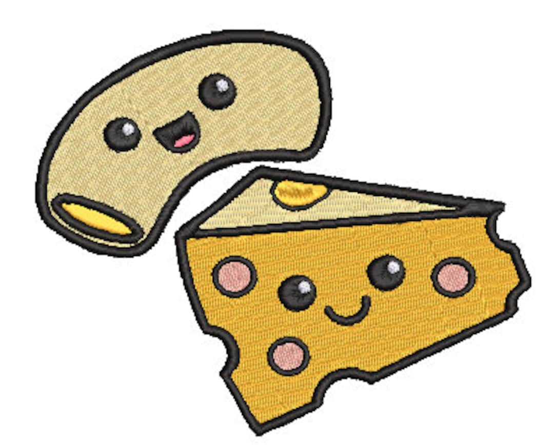 Embroidery Design: Mac and Cheese Digital Embroidery Design - Etsy